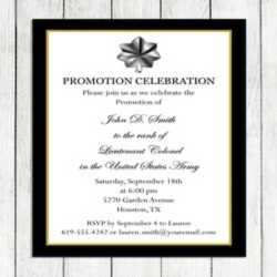 Presenting Some Amazing Promotion Party Invitations For Your Success