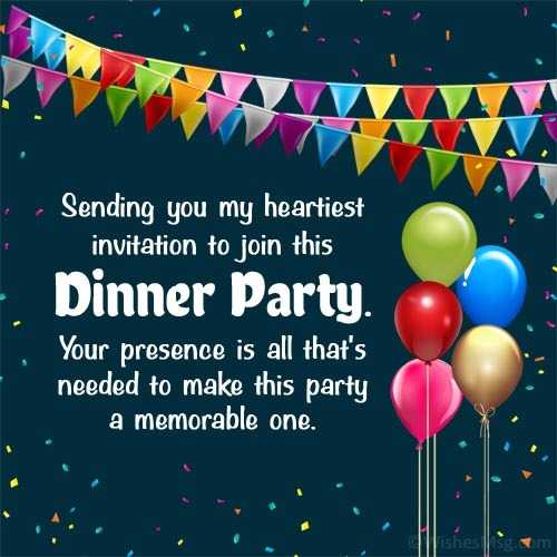 Get Together Invitation Message