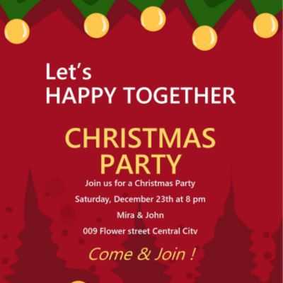 90+ Creative Christmas Lunch Invitation Message Ideas to Impress Your ...