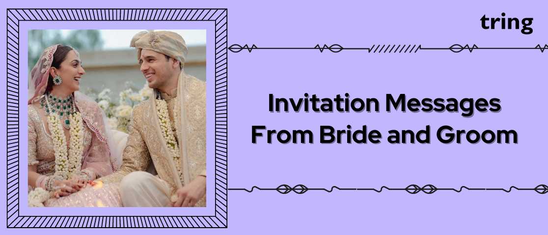 79+ Best Invitation Messages From Bride and Groom