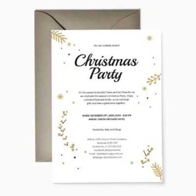 60+ Christmas Dinner Invitation Message for your Loved ones