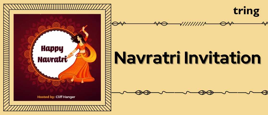 110+ Lovely Navratri Invitations For Your Loved Ones