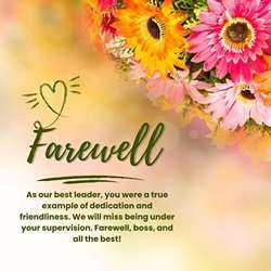 70+ Heartfelt Farewell Messages to Say Goodbye to Your Boss