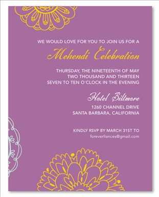 100+ Mehendi Invitation To Celebrate Love and Artistry