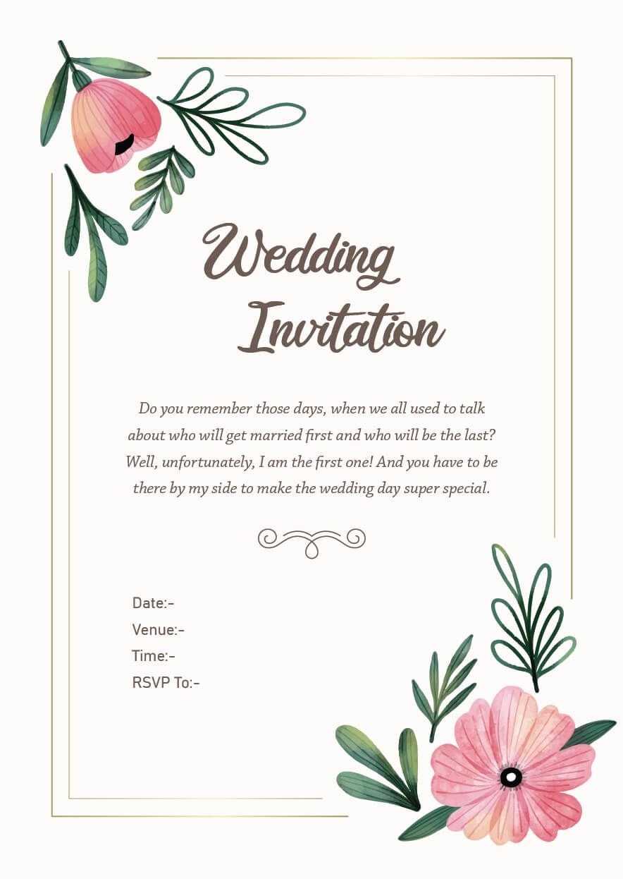 60 Unique Wedding Invitation Card Messages For Friends And Family 60 Unique Wedding Invitation Card Messages For Friends And Family