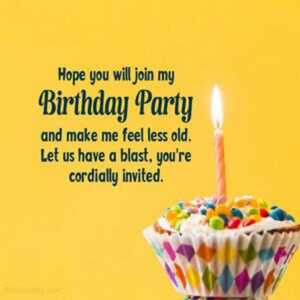 115+ Birthday Party Invitation Messages