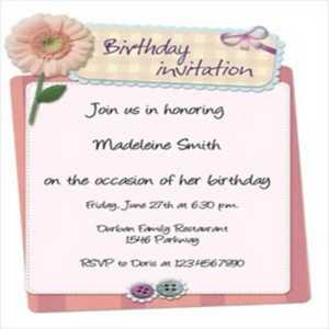 115+ Birthday Party Invitation Messages