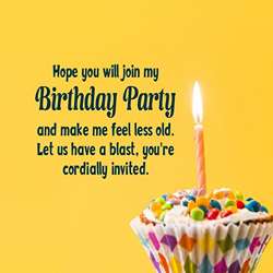 75+ Best Formal Birthday Invitation Message