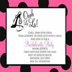 70+ Bachelorette Party Invitation Message