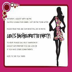 70+ Bachelorette Party Invitation Message