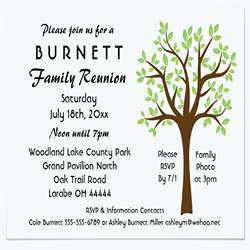 100 Family Reunion Invitation Wording Ideas To Bring Your Family ...