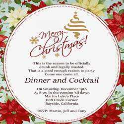 Join Us for a Festive Celebration - 60+ Christmas Party Invitation for ...