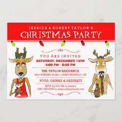 Funny Christmas Party Invitation