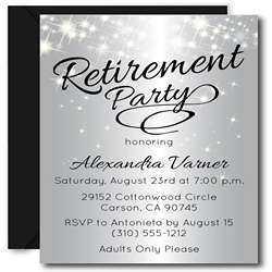 100+ Retirement Party Invitation Wording for Work Events