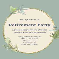 100+ Retirement Party Invitation Wording for Work Events