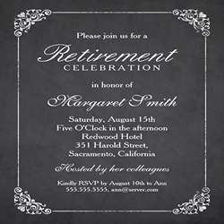 90+ Formal Retirement Invitation Wording