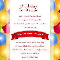 85+ Best Birthday Invitation Messages For Friends