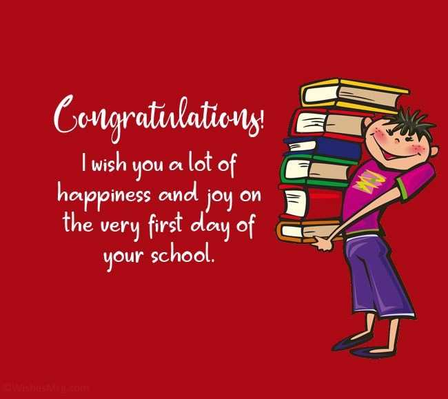 80+ Happy First Day of School Wishes For Your Child