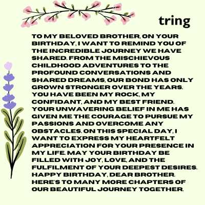 130+ Birthday Wishes for Brother With Images