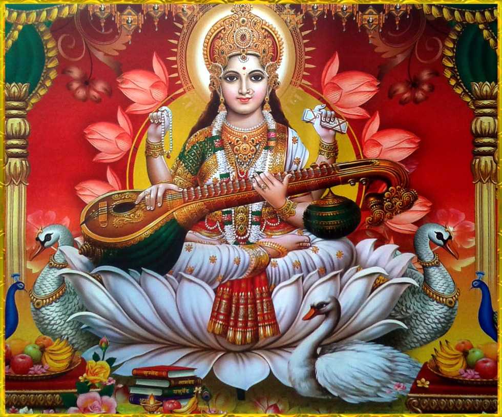 Shree Saraswati Chalisa - In Hindi, English, Doha, Benefits ...