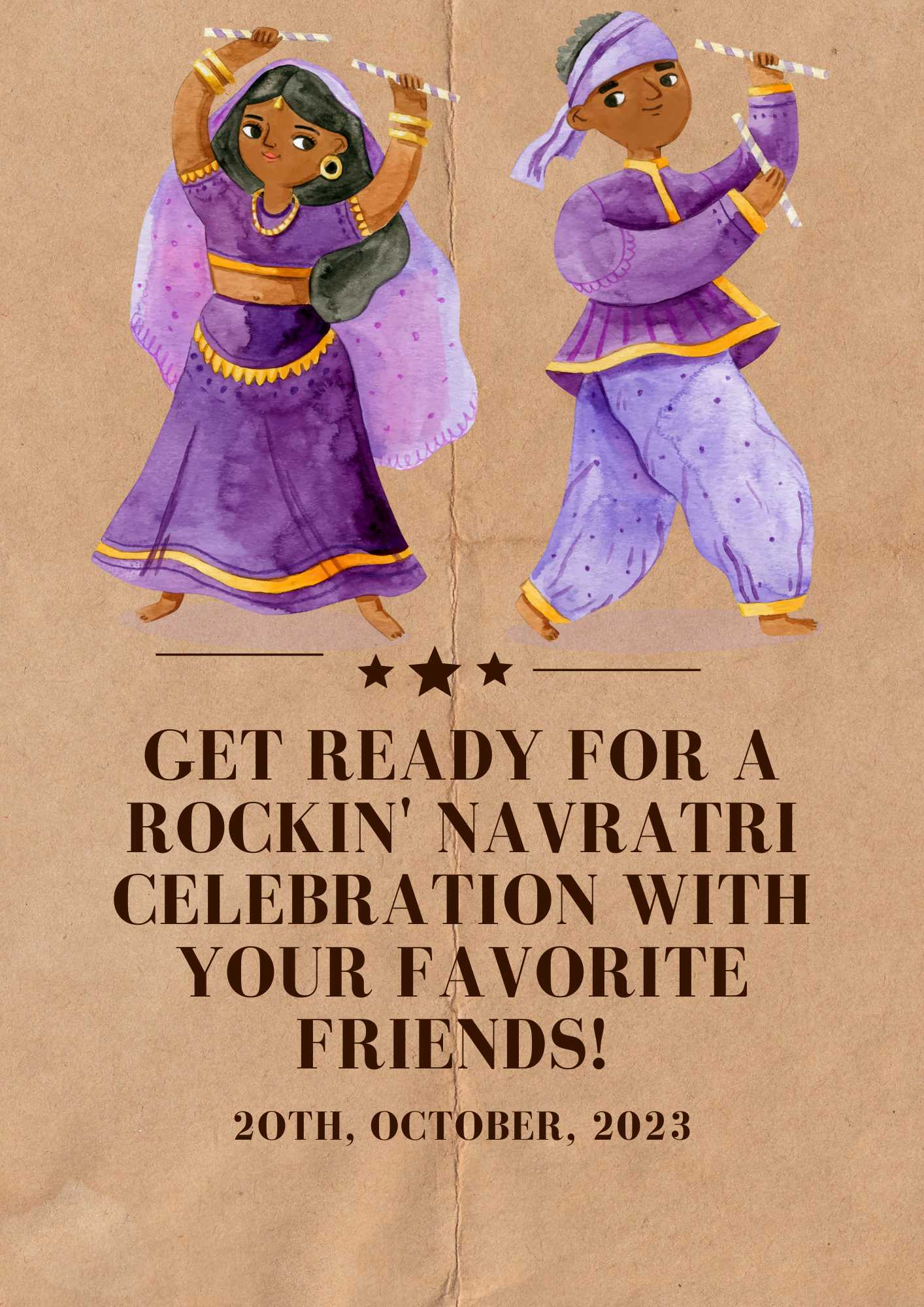 Online Navratri and Dussehra Invitations Card Templates, Messages And ...