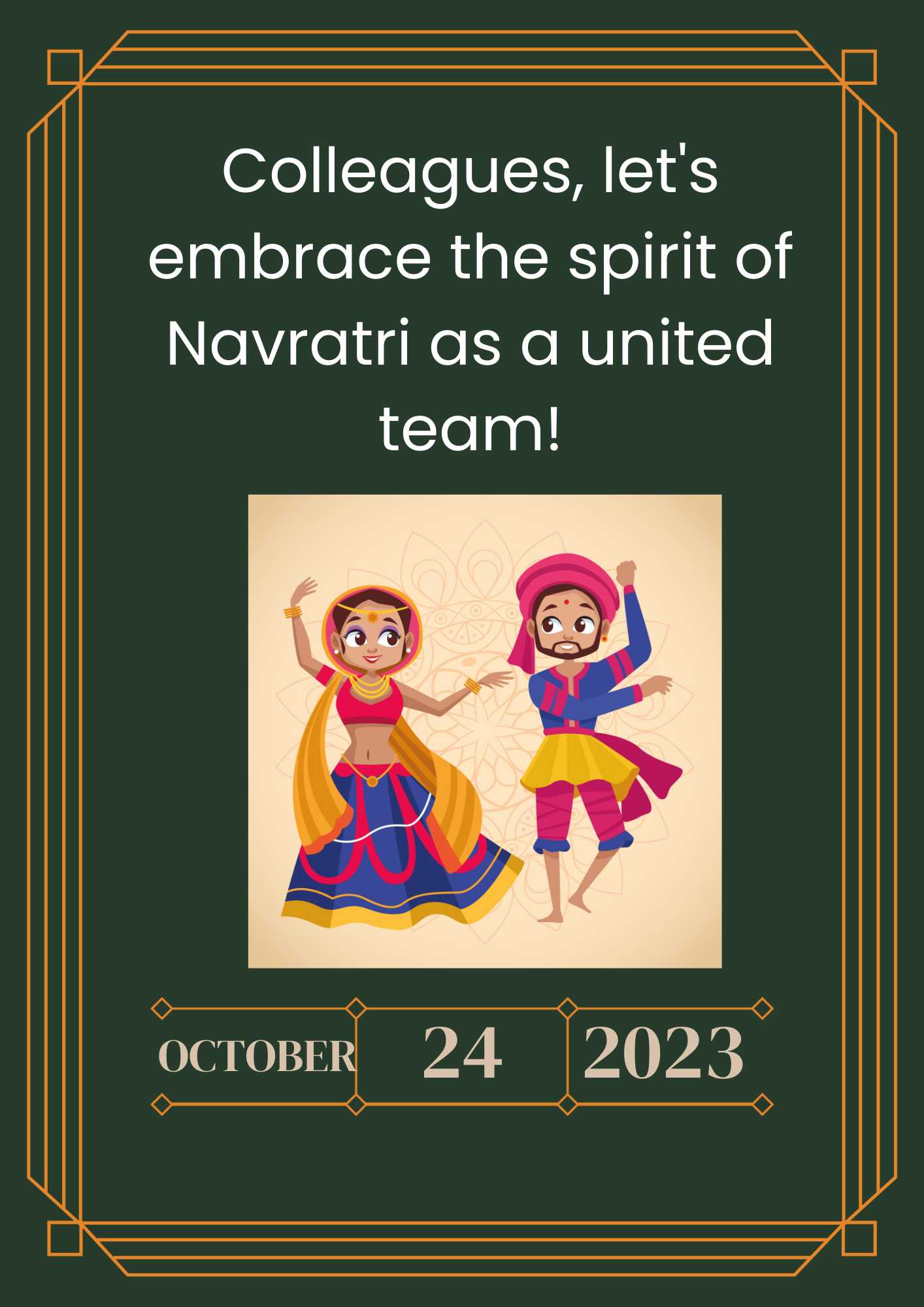 Online Navratri and Dussehra Invitations Card Templates, Messages And ...