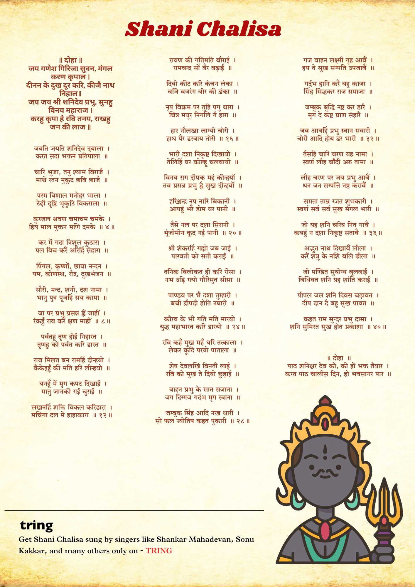 Shani Chalisa: Discover its Background, Meaning, and How to Practice