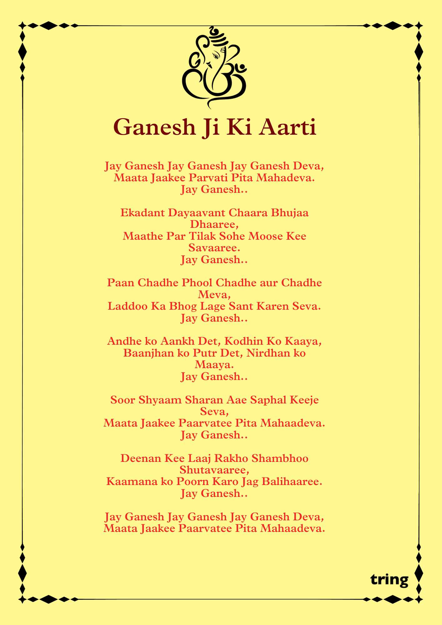 Ganesh Ji Ki Aarti: Origins, Significance, and Practice