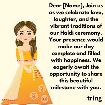 80+ Joyous Celebration: Haldi Ceremony Invitation