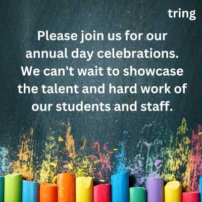 50+ Unique Annual Day Invitation Ideas for Your Event