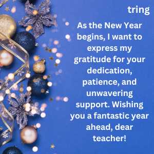 Happy New Year Teacher 2024 - Wishes, Greetings, Messages and more