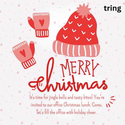 60+ Company Christmas Party Invitations and Messages