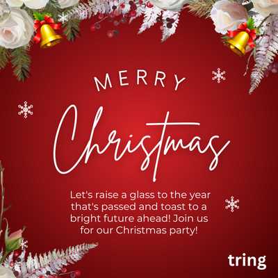 Join Us for a Festive Celebration - 60+ Christmas Party Invitation for ...