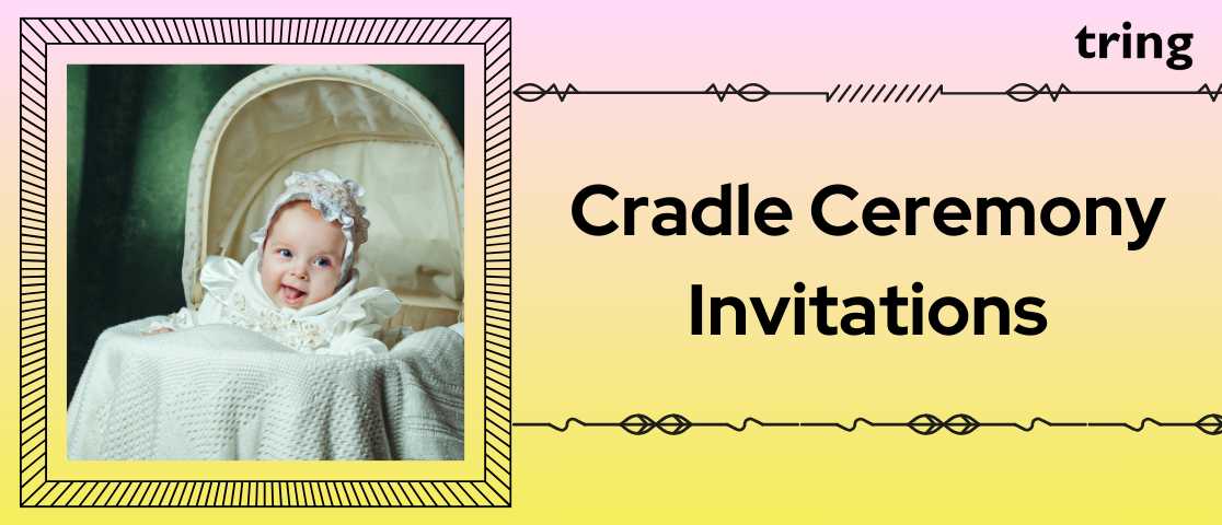 90+ Unique Cradle Ceremony Invitation Card, Message, Templates