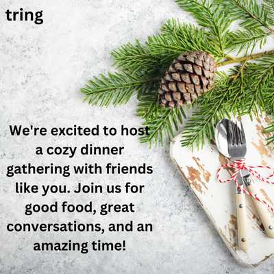 75+ Dinner Invitation Ideas