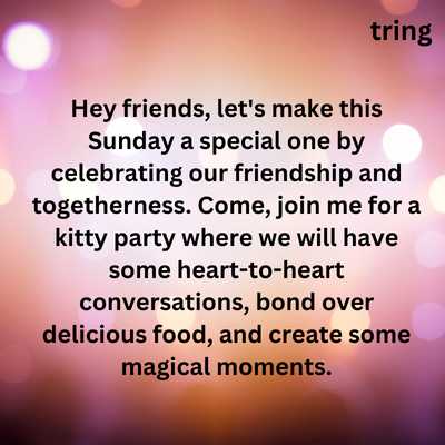 100+ Cute and Quirky Kitty Party Invitation Messages to Delight Your Guests