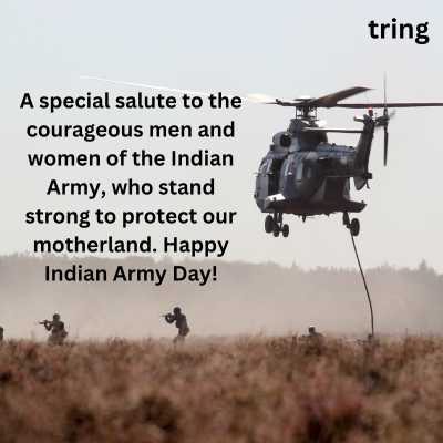 Happy Indian Army Day 2024 - Honour the event by sending Inspiring ...