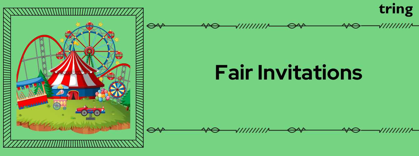60+ Grand And Unique Fair Invitations