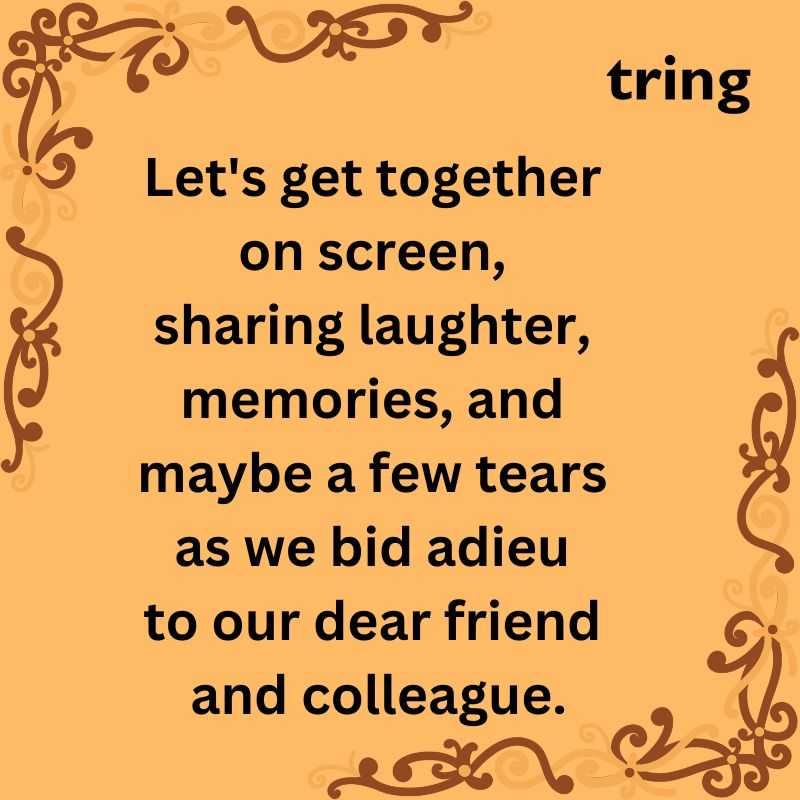 120+ Farewell Meeting Invitation Messages For Colleagues