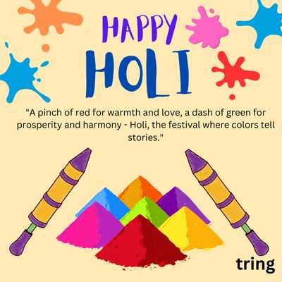 Happy Holi 2024 - 170+ Wishes, Messages, Captions, Images and more
