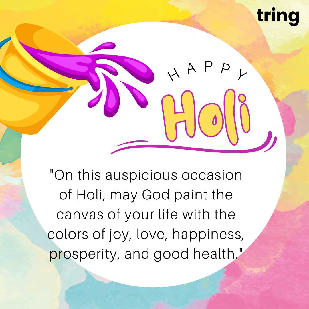 Happy Holi 2024 - 170+ Wishes, Messages, Captions, Images and more
