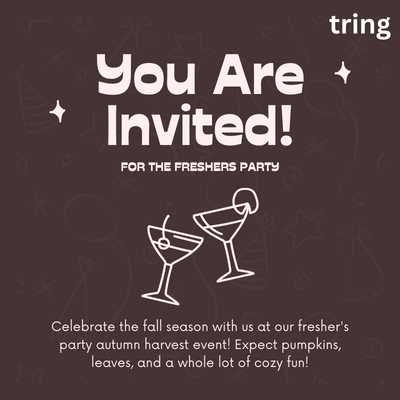 75 Creative and Fun Freshers Party Invitation Ideas