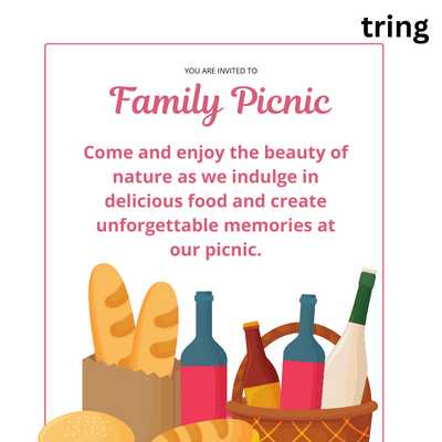120+ Best Picnic Invitation messages, Free Templates and Images