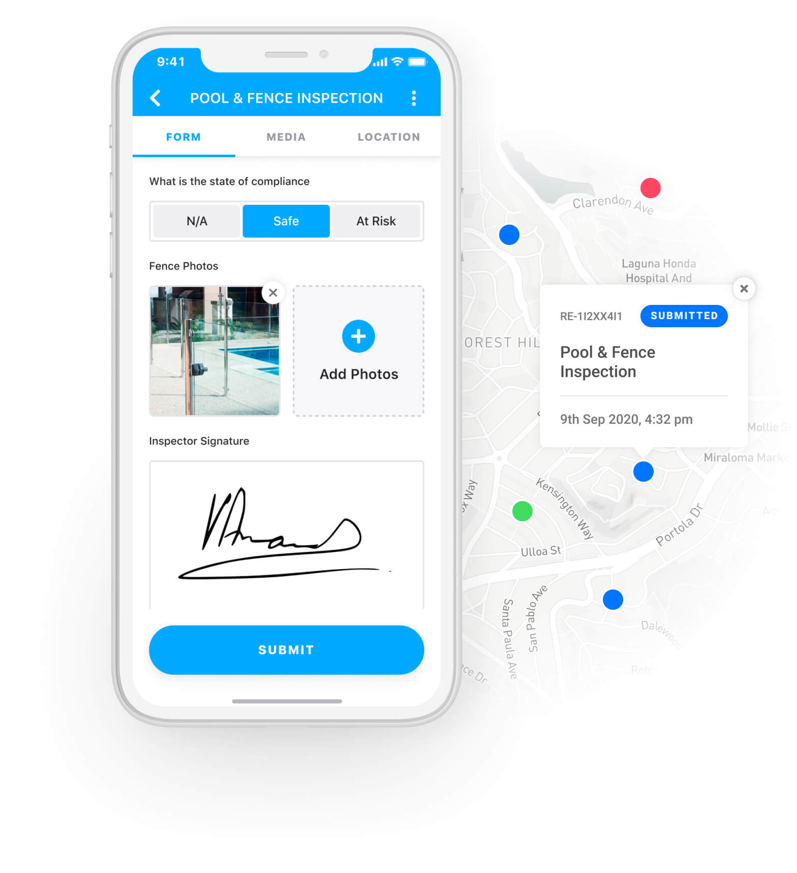 Pool Inspection App - Gruntify