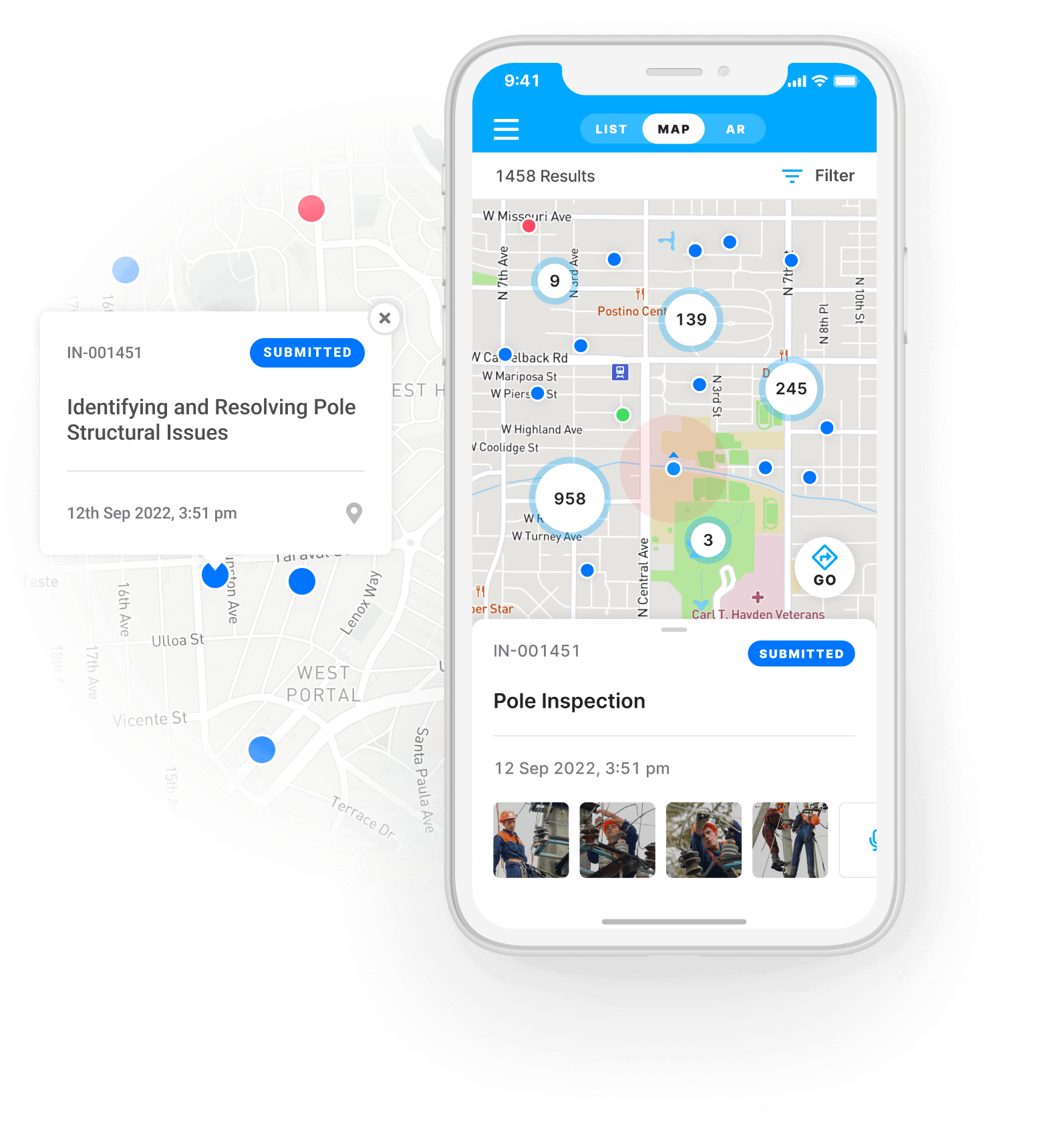 Utility Pole Inspection Software - Gruntify
