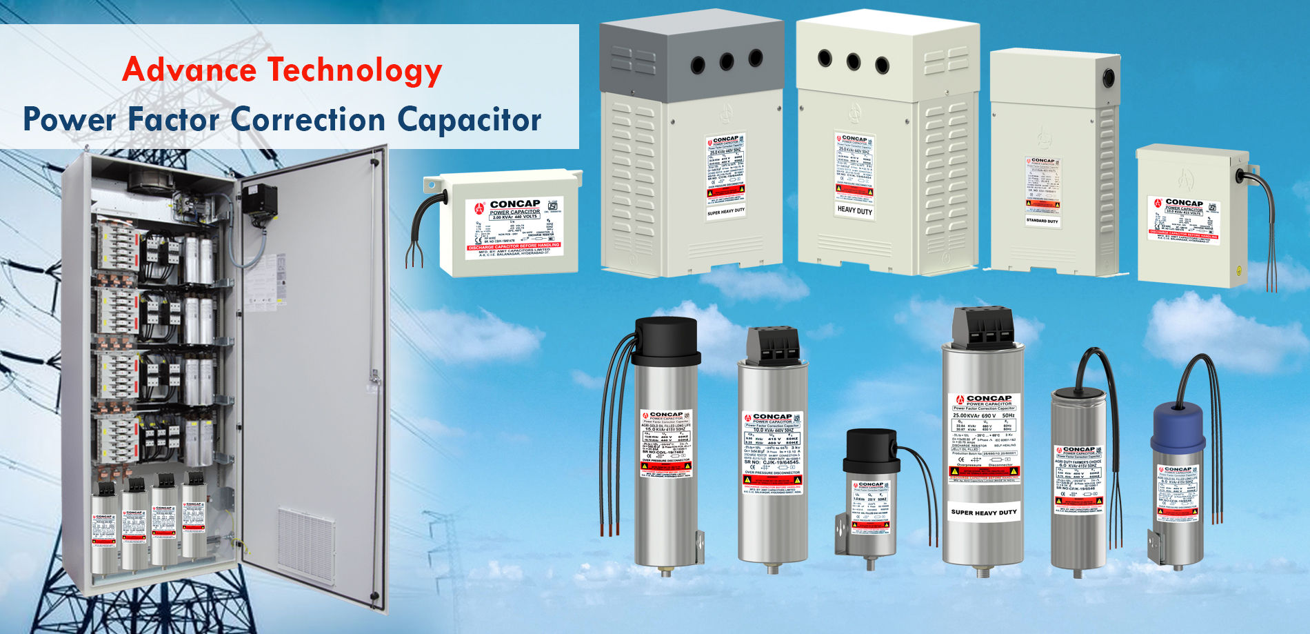 Amit Capacitors / Power Factor Correction Capacitors