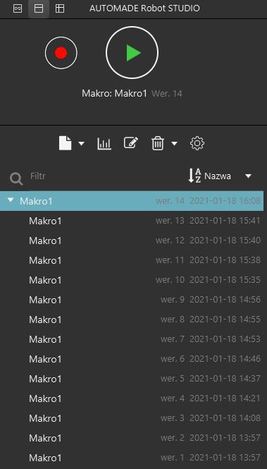 Robot STUDIO list view – functions and applications, examples | AUTOMADE