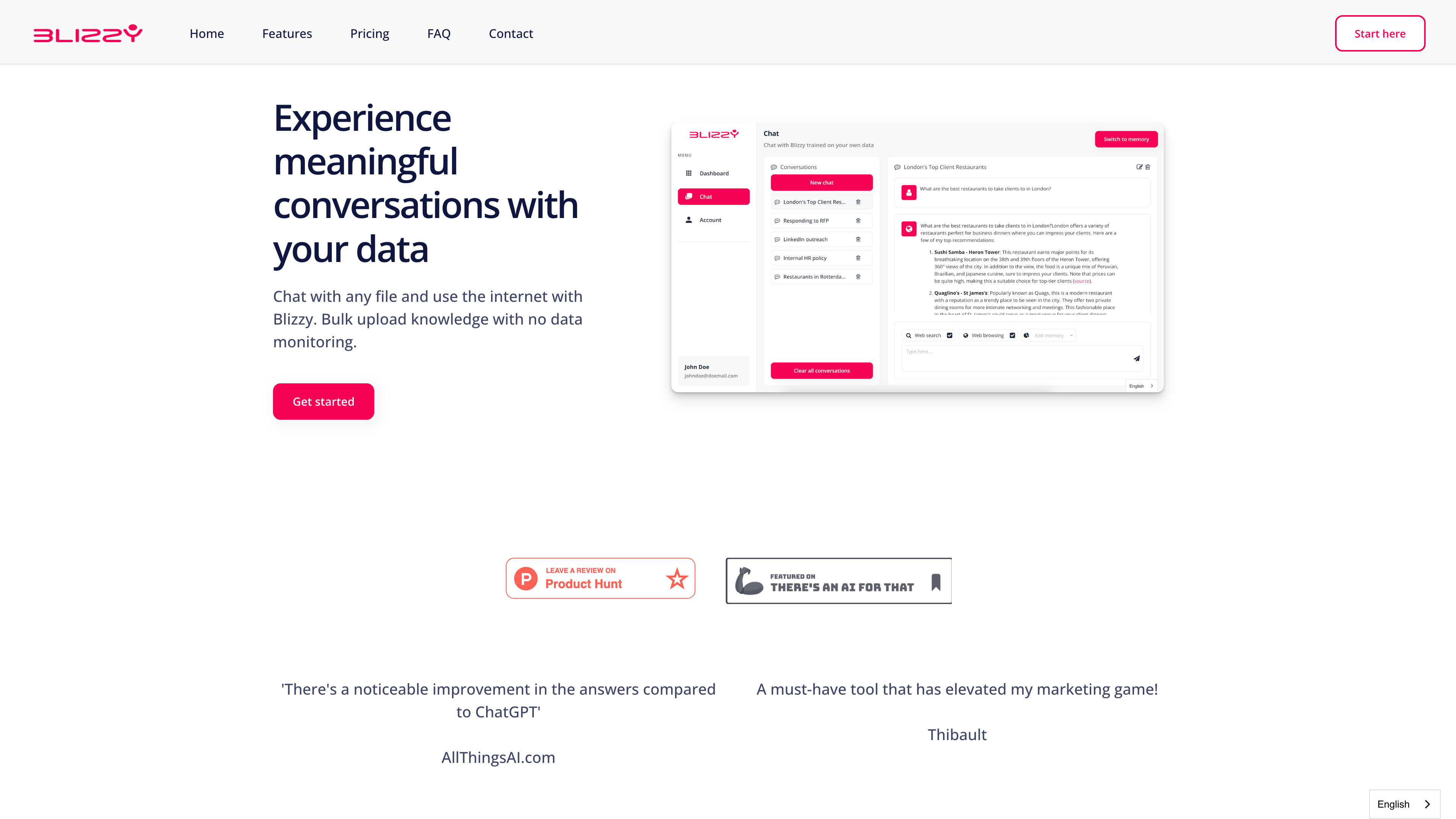 Blizzy AI: AI Powered Content Generation Platform | ThatsMyAI
