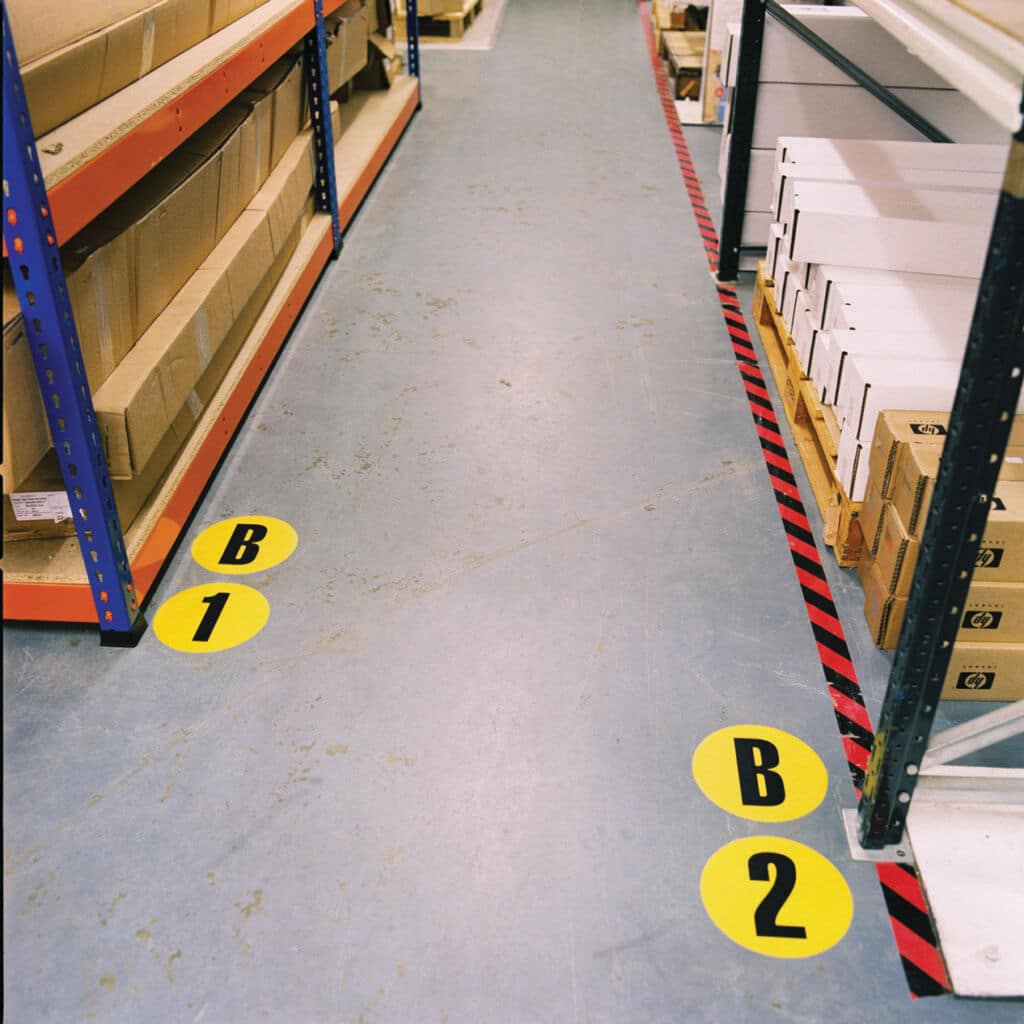 Floor markings - examples of using Ground level signage - Safe Industrial
