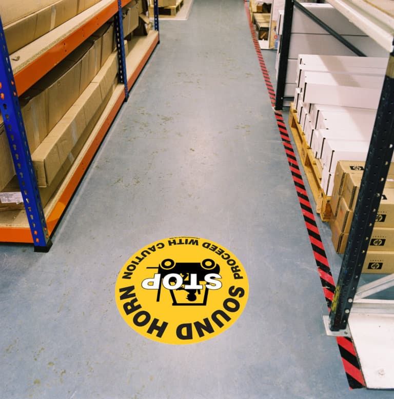 Floor markings - examples of using Ground level signage - Safe Industrial